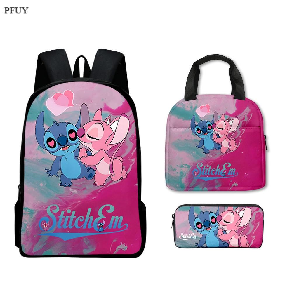 Stitch anime kit mochila Escuela Niños 5-12 Años Menno Mena Reforzado ...