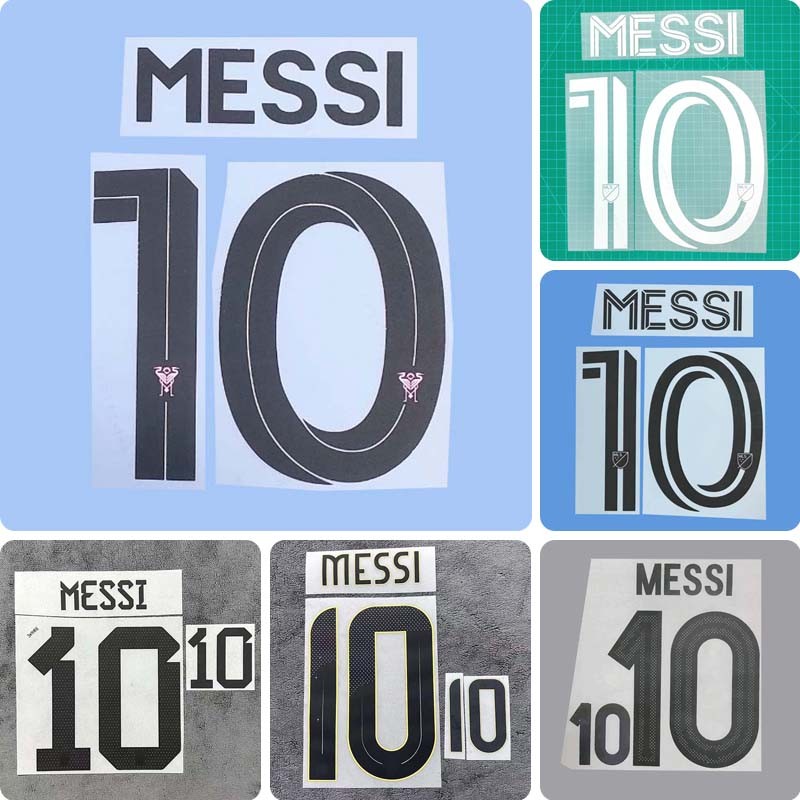 Números De Ídolos De Fútbol Argentina 2025-26 Messi Número Y Nombre ...