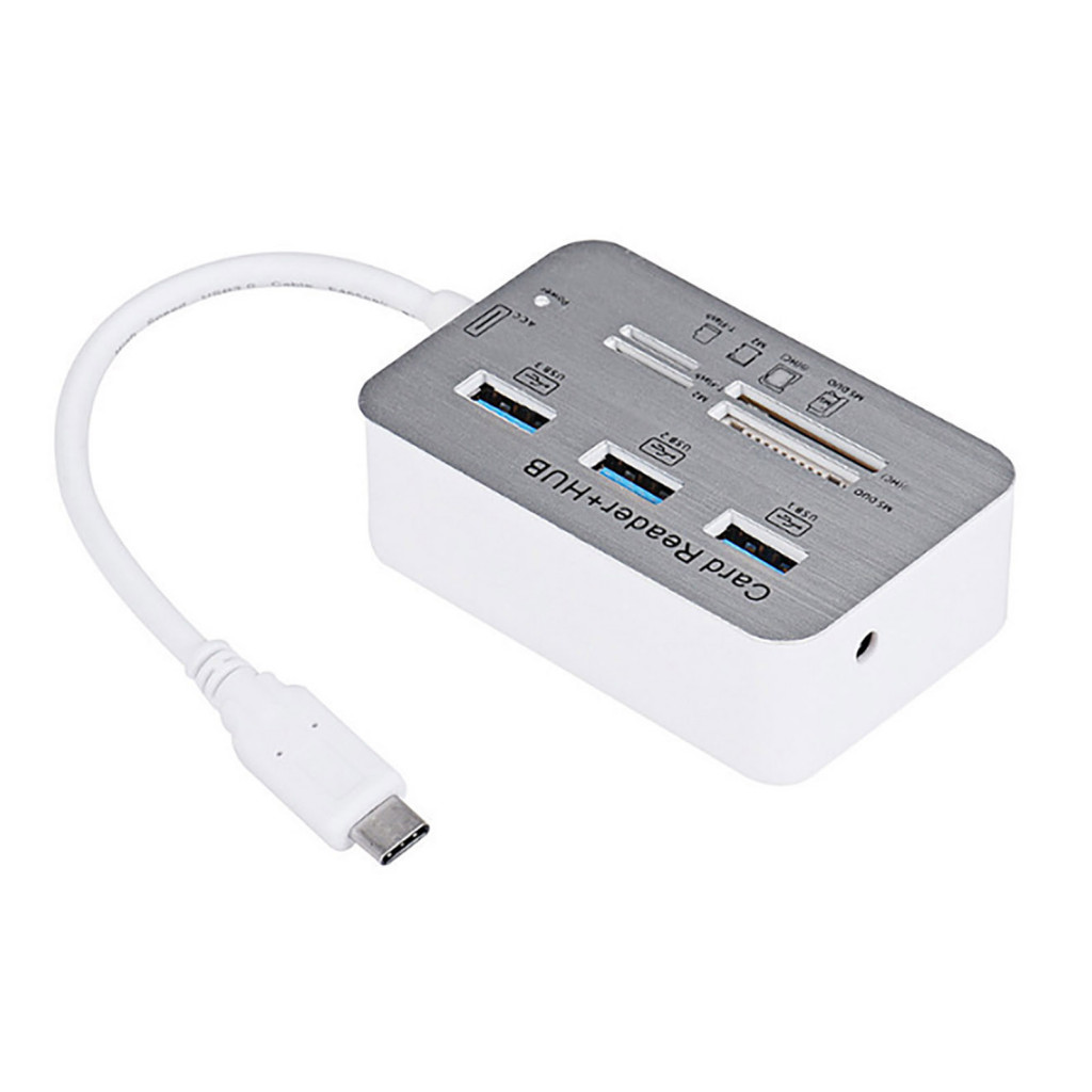 Ms Sd M2 Tf Multi-in-1 Memory Adapter Usb 3.0 Hub for Digital Devices ...