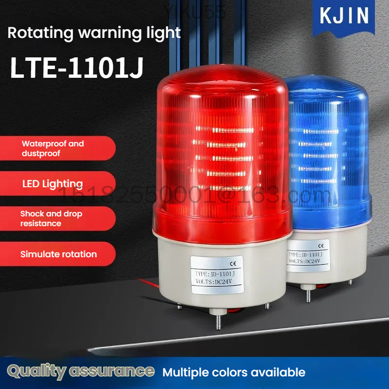 Lte-1101J Alarma Sonora Y visual LED Luz De Advertencia Giratoria 220v ...
