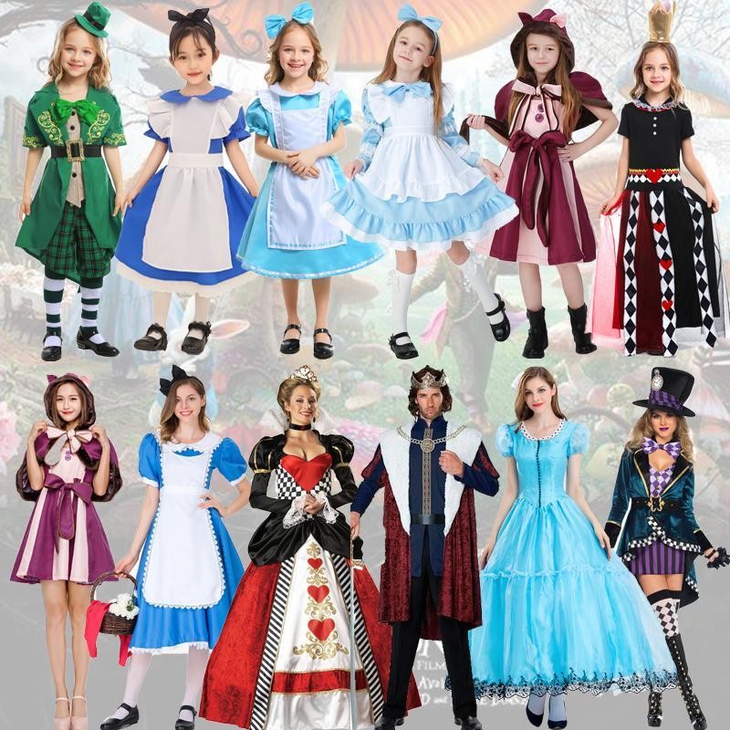 Alicia En El País De Las Maravillas Falda Disney Cos Vestido De ...