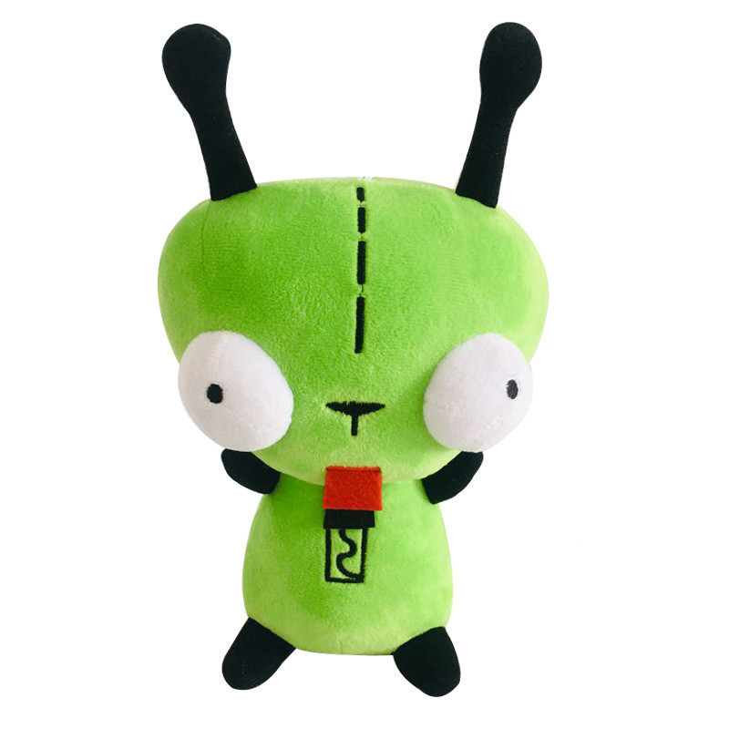 20cm Alien ET 三维 Ojos Verde Invasor ZIM GIR Perro Peluche Figura ...