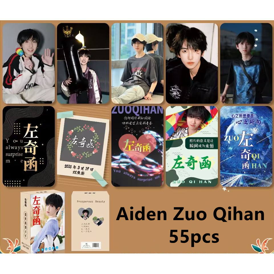 50-55pcs TF Familia 4a Generación Holograma Láser Lomo Tarjetas Chen Yiheng Zhang Guiyuan ...