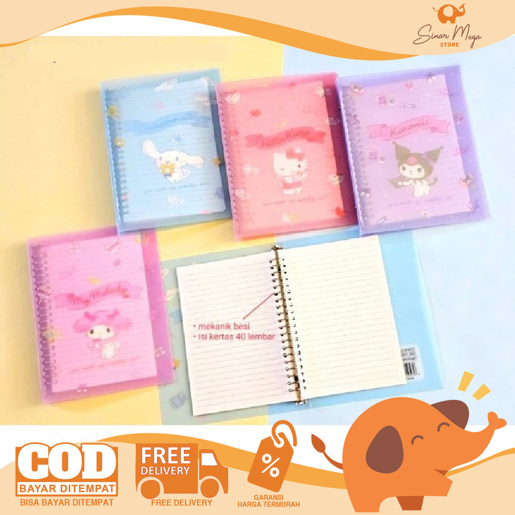 Carpeta De Hierro De Fantasía Tamaño A5 LB-6808 Sanrio Motivo De Hoja Suelta 40 Hojas | Shopee ...