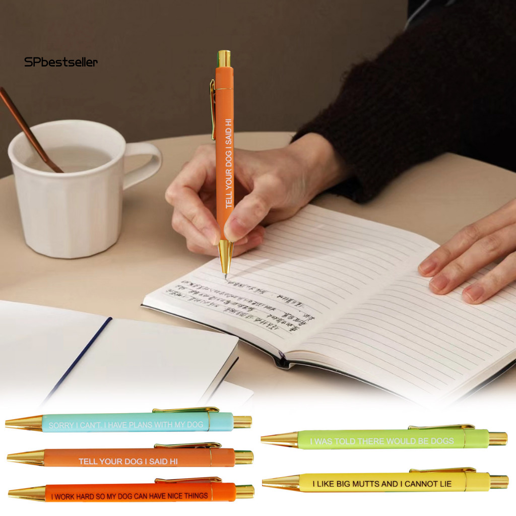 Smooth Writing Pens Ballpoint Pen Set Colorful for Memos Notes ...
