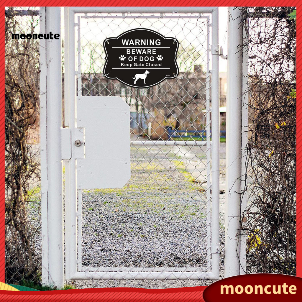 Fence Sign Weather-resistant Signage Aluminum Yard Keep Gate Closed ...