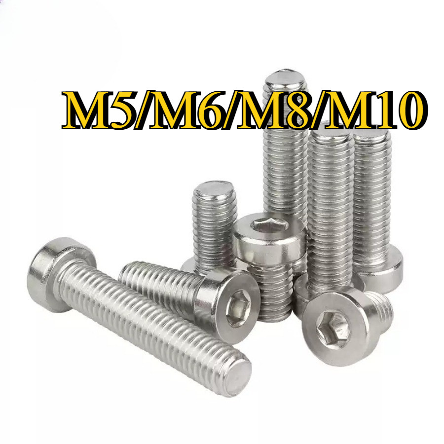 Perno De Cabeza Hexagonal De Acero Inoxidable 304 M5 / M6 / M8 / M10 (Yl-Vn) | Shopee Colombia