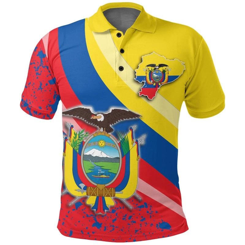 Ecuador 3D Impreso Polos Para Los Hombres Ropa Ecuatoriana Niño De ...