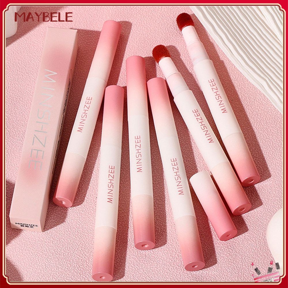 Minshzee Matte Air Lip Cream Lápiz labial mate aterciopelado Suave ...