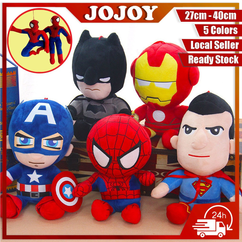 JOJOY Avengers Patung Super Héroe Juguetes De Peluche Spiderman iron ...