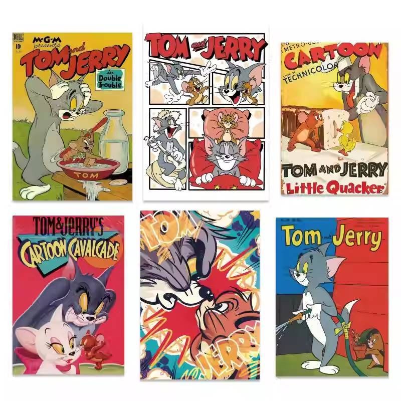 Tom Y Jerry Gato Y El Ratón Póster De Animación De Dibujos Animados ...