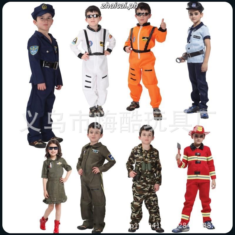 Niños Del Ejército De Los Traje De Camuflaje Cosplay De La Fuerza Aérea Militar Conjunto De