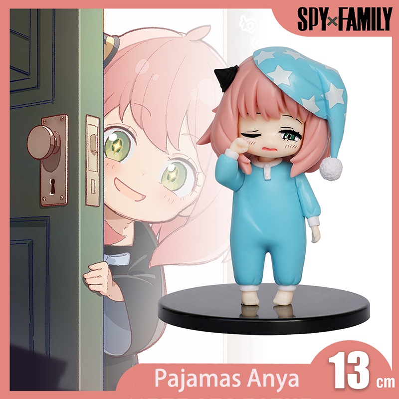 13cm Familia Espía Anime Figura Kawaii Pijamas Anya Figuras De Acción ...