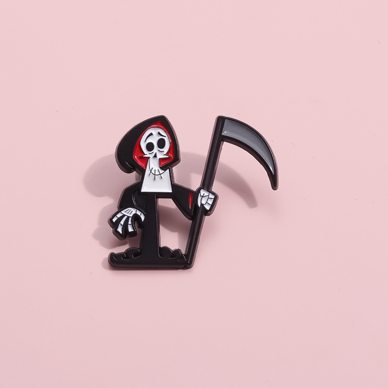 Anime Billy Mandy Esmalte Alfileres Broche Fantasma Muerte Aventura