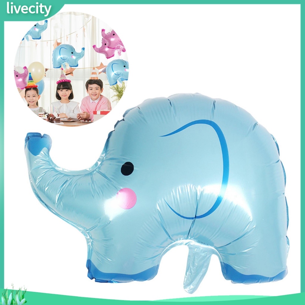 livecity | Decoración De Globos De Elefante Fiesta De 6 Papel De ...