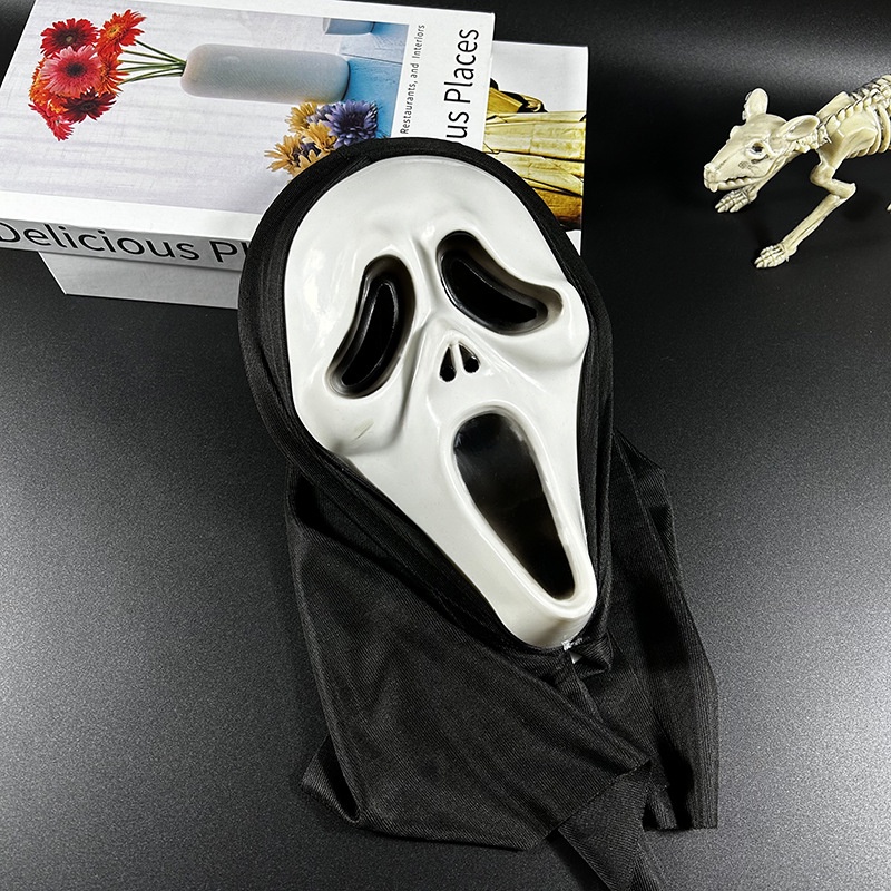 Ghostface Scream/Máscara De Terror De Película/Halloween Cosplay Props ...