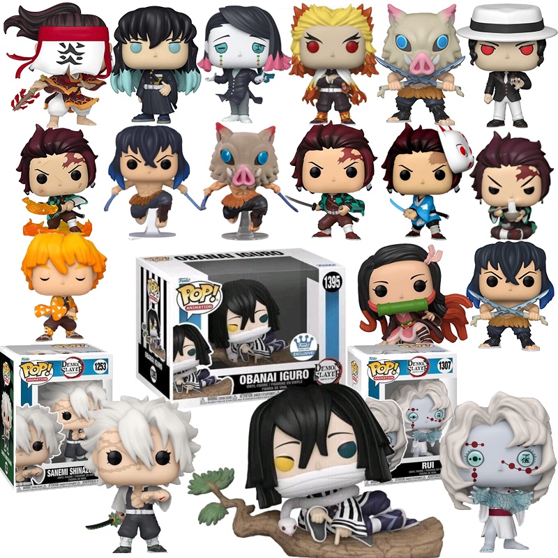 Nuevo Funko Pop Demon Slayer Sanemi Shinazugawa 1253 Rui 1307 Obanai ...
