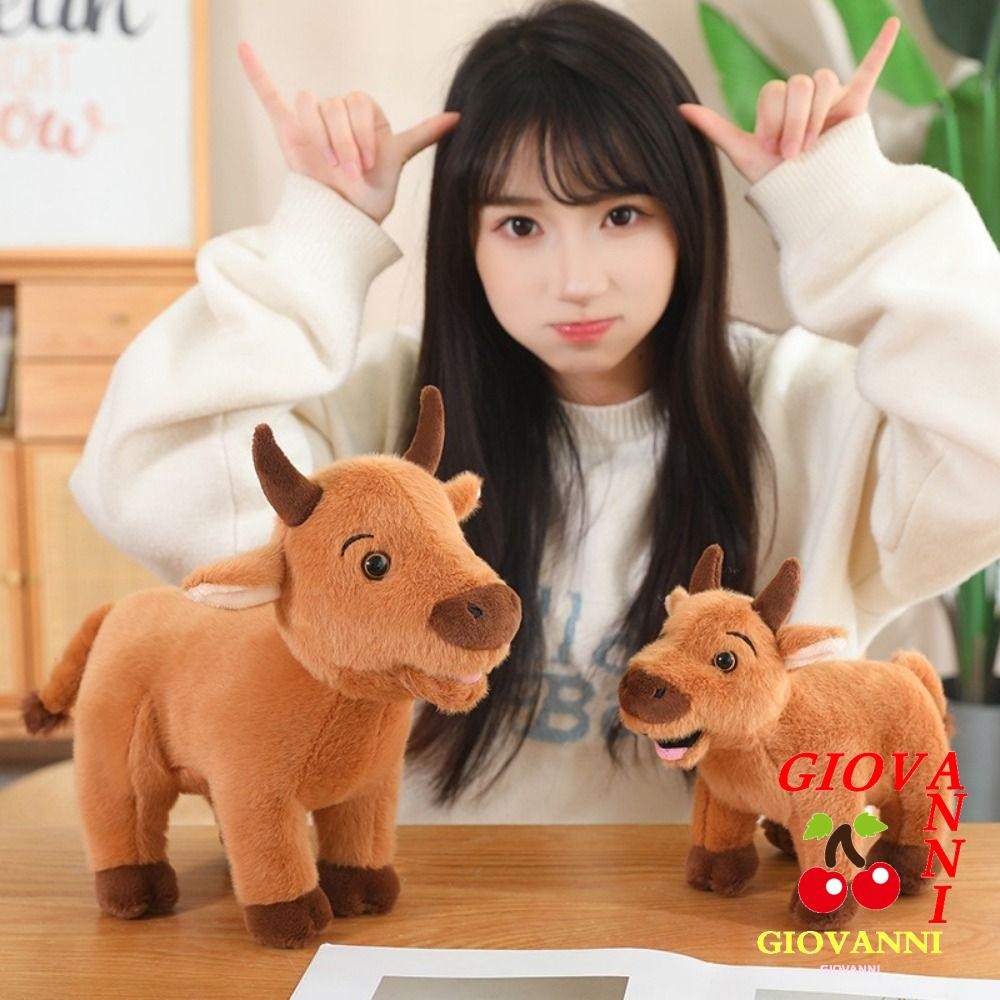 GIOVANNI Scalper Bull Juguetes De Peluche , Toro Realista Muñeca De ...