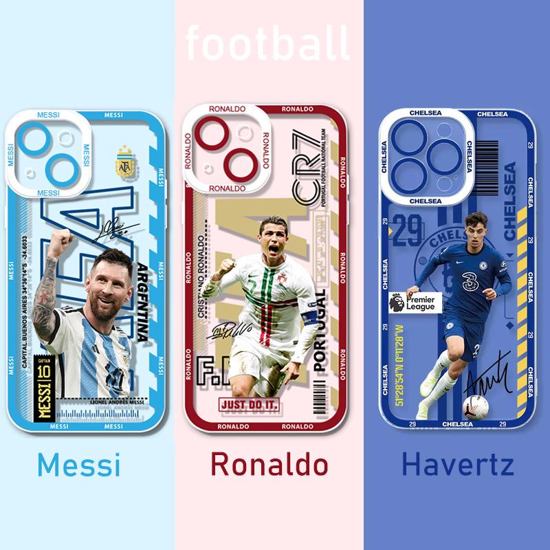 Jugador De Fútbol Messi Cristiano Ronaldo Kai Havertz Carcasa Del ...