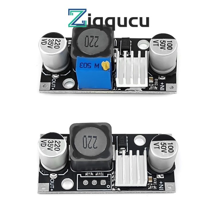 ZIQQUCU DC-Ajustable Step-Down Módulo Regulador De Voltaje 3A DC6-40V A 3.3V/5V/9V/12V/24V 2.5 ...