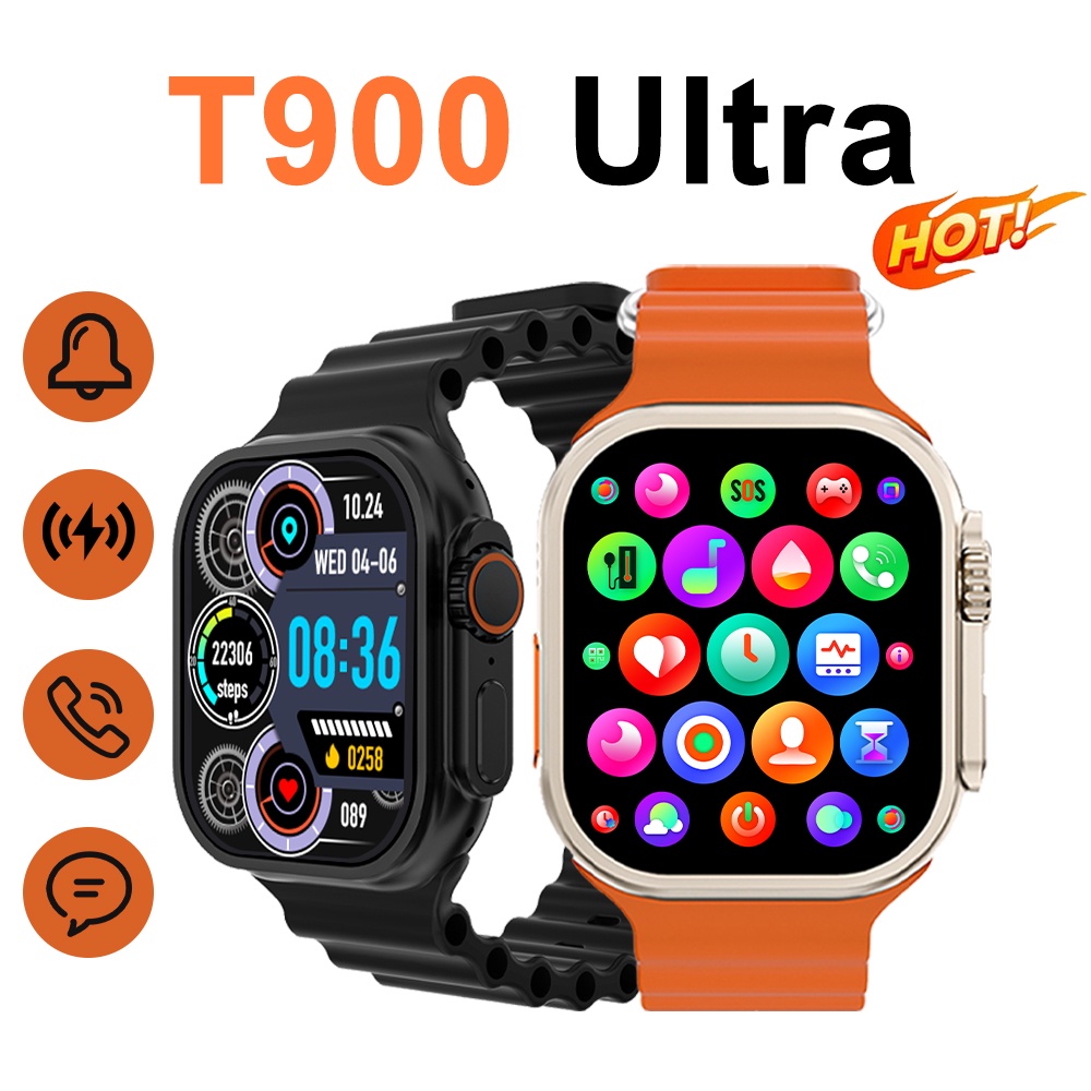 Origine T900 Ultra Big MAX 2.09 Pulgadas 49MM Reloj Inteligente IWO Smartwatch T800 Actualizado ...