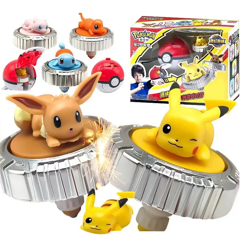 A0554 Pokémon Mágico Beyblade Juguete Niños Niño Pikachu Pequeño Dragón ...