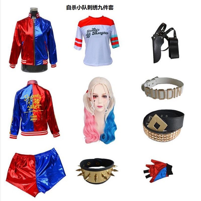 Ropa Para Niños Halloween Escuadrón Suicida Harley Quinn Escuadrón