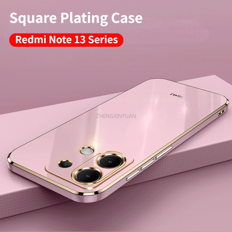 Redmi Note 13 Pro Plus 5G 2023 Note13Pro Funda De Teléfono Cuadrada De Chapado Suave Para Note13 ...