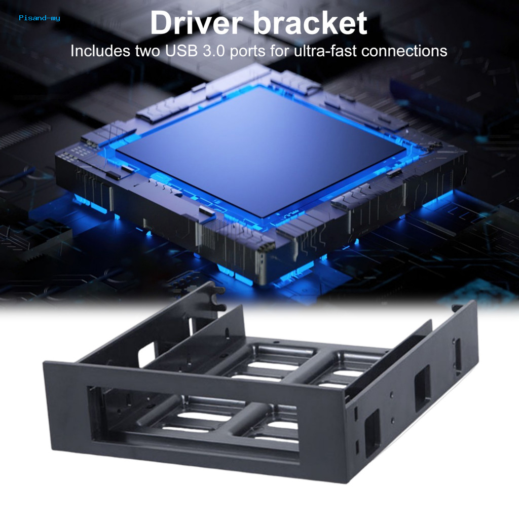 5.25 Inch to 3.5 Drive Bay Adapter Hard Universal Front Panel Hub Card ...