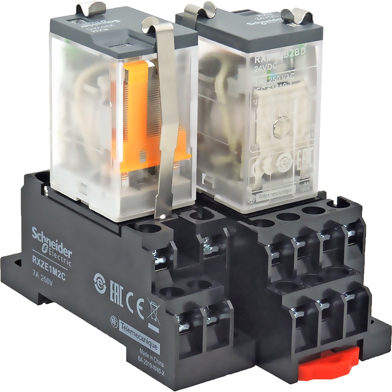 Relé Intermedio Schneider RXM2LB2BD JD Rxm4lb2p7 F7 24V 220V 8 Pies 14 RXM2LB2BD RXM2LB2F7 ...