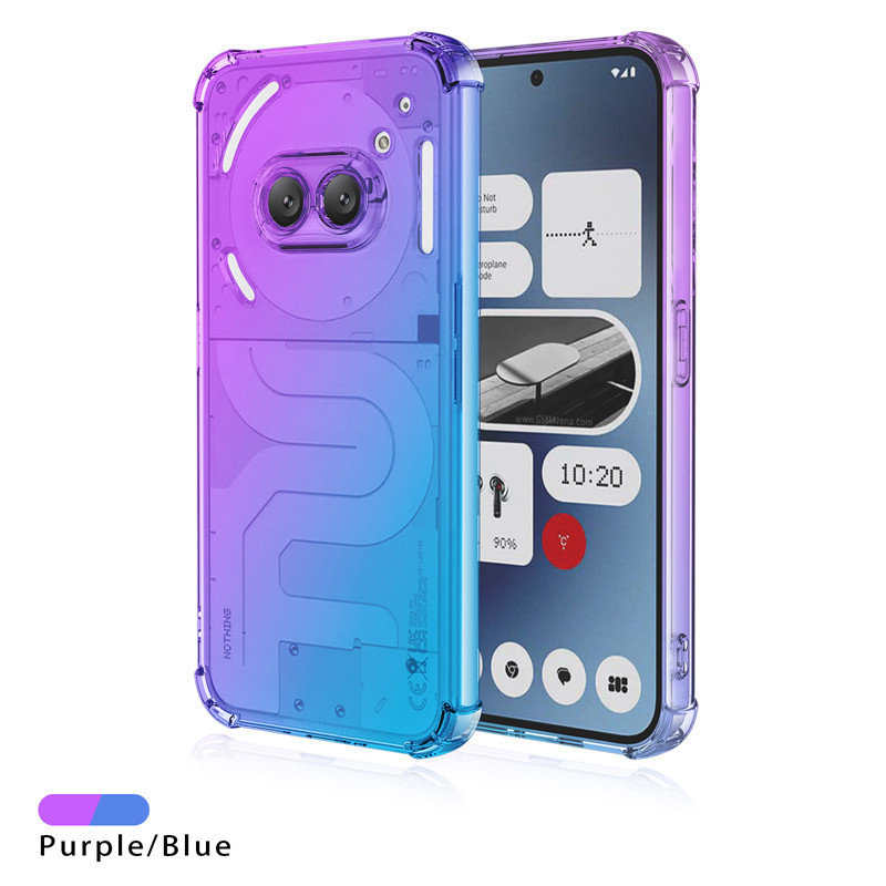 Nada Teléfono 2A NothingPhone 2 1 Espeso Doble Color Gradiente Caso ...