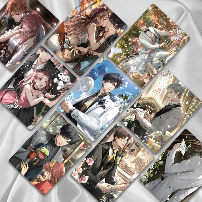 50-55pcs Manga Manhwa Laser Holographic Lomo Cards Bungo Stray Dogs ...