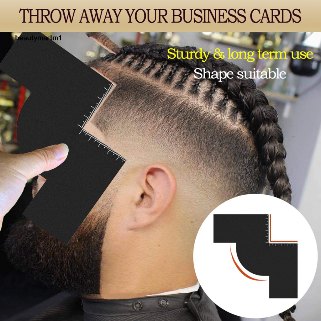 Beard Lineup Card Barber Hairline Enhancement Tool Set for Perfect ...