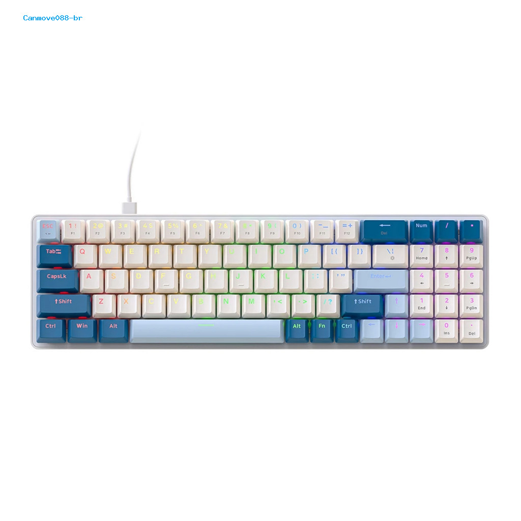 Office Keyboard Mechanical 78-key Quiet Hot-swappable Gaming for Pc ...