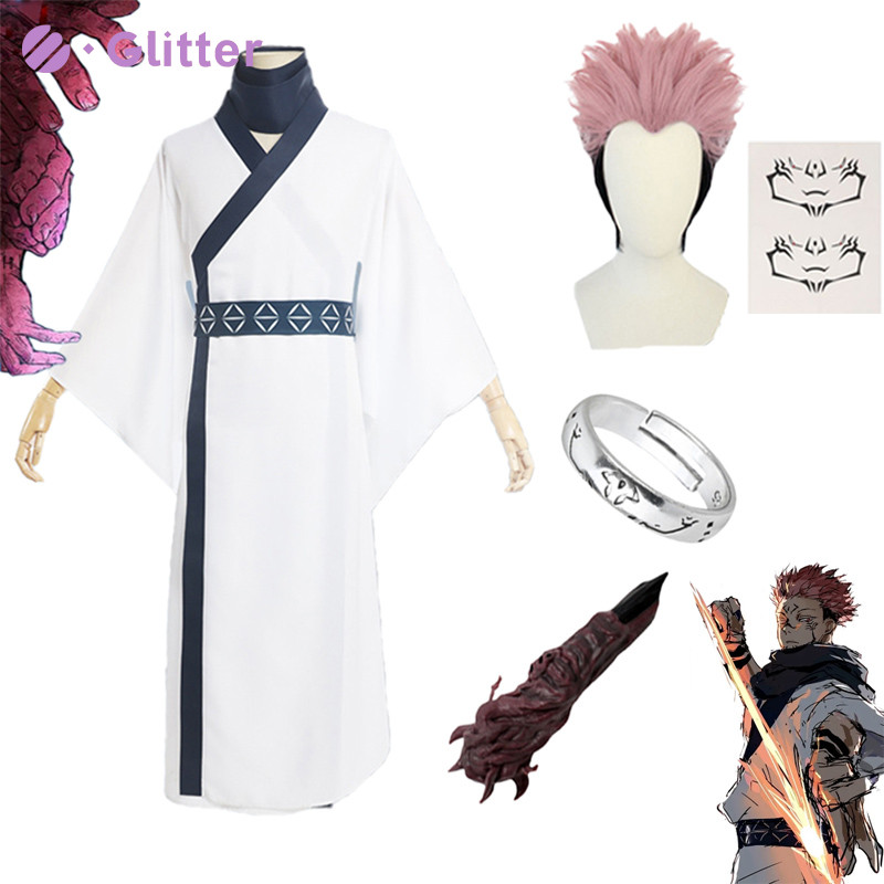 Anime Jujutsu Kaisen Ryomen Sukuna Cosplay Costume Para Adultos Hombres ...