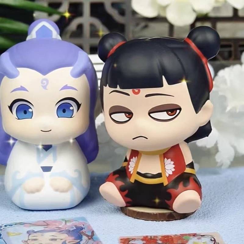 Q Version Squeezing Toy Nezha's Magic Boy Noisy Sea Series Hand-Made ...