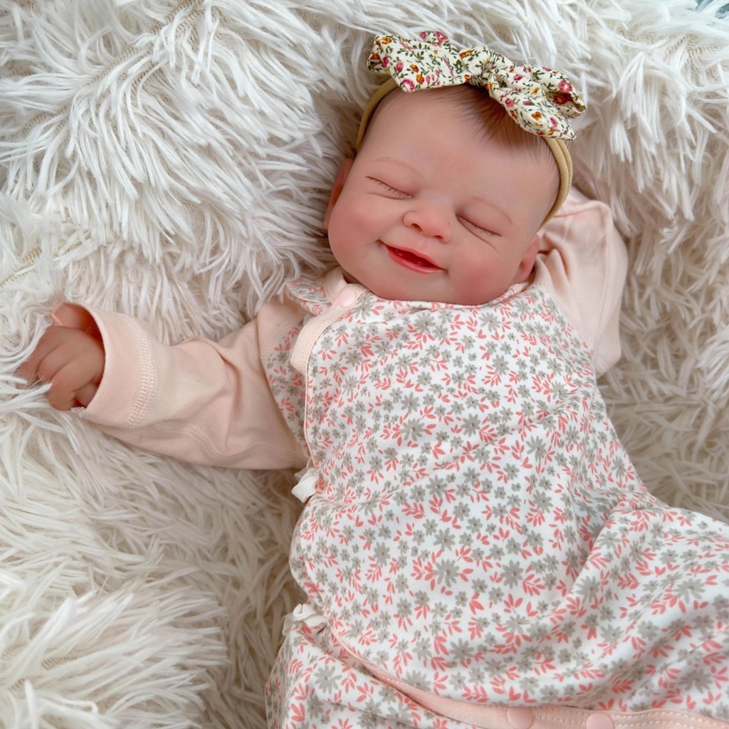 HOUIIICO 19inch Ya Pintado Acabado Reborn Baby Doll Alisha Mismo Que La ...