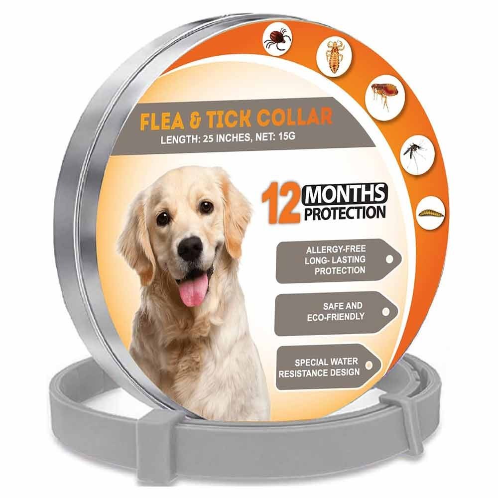 Flea Collar for Dogs - Dog Flea Collars fit Adjustable 25 Inches Flea ...