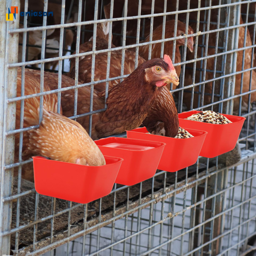 Odorless Bird Feeder Poultry for Chickens 5 Pcs Hanging Feeders for ...