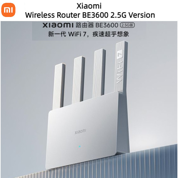 Xiaomi Router Inalámbrico BE3600 Nuevo WiFi7 2.5G 4 Núcleos Qualcomm ...