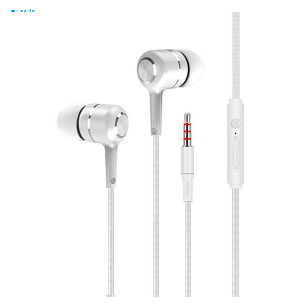 Noise Cancelling Earphones Volume Adjustable Earbuds Premium Wired with ...