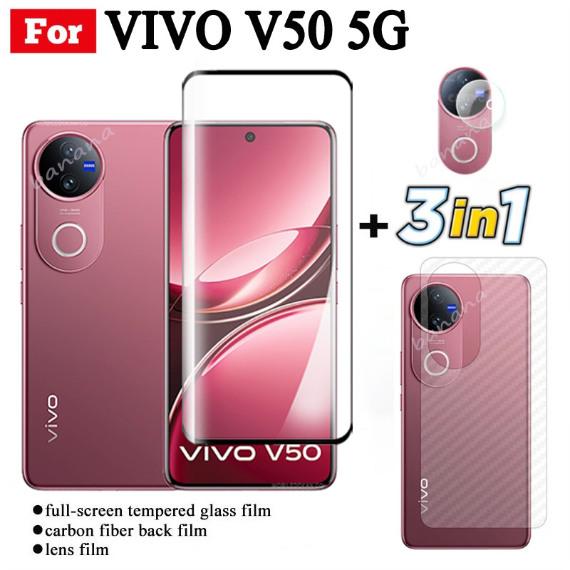 3 En 1 Vivo V50 5g Vidrio Templado Para V40 V40 Pro V40 Lite V30 V30