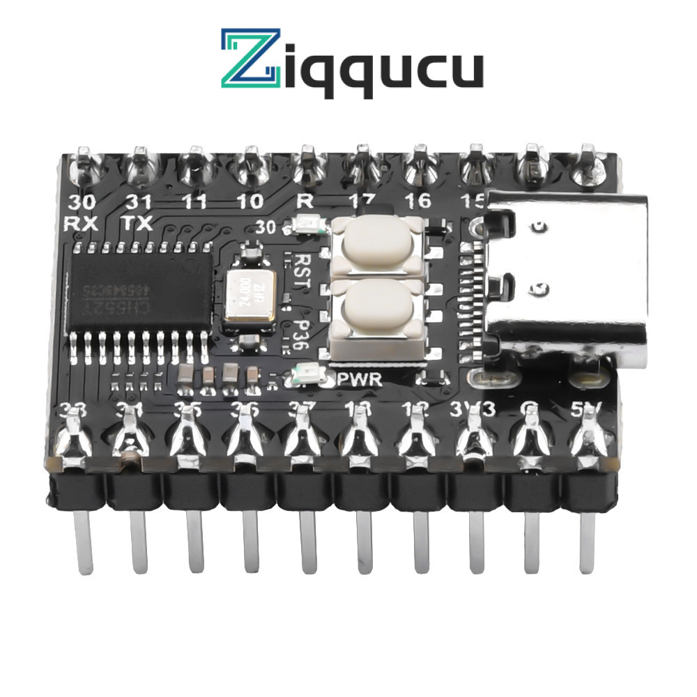 ZIQQUCU CH552T Placa De Desarrollo De La Sistema Mínimo Interfaz Tipo-C ...