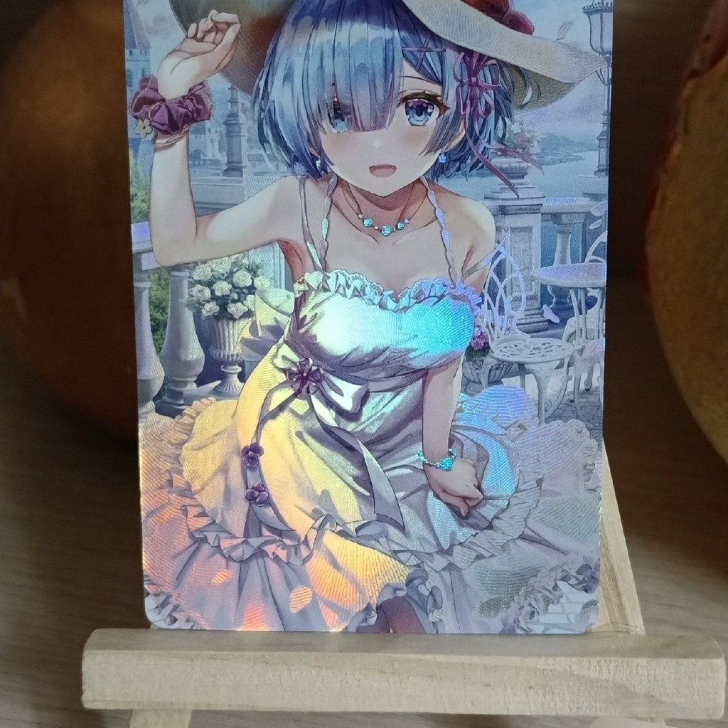 Diy Diy Anime Girl Card Re0 Zero-Staring Life In Another World Rem ...