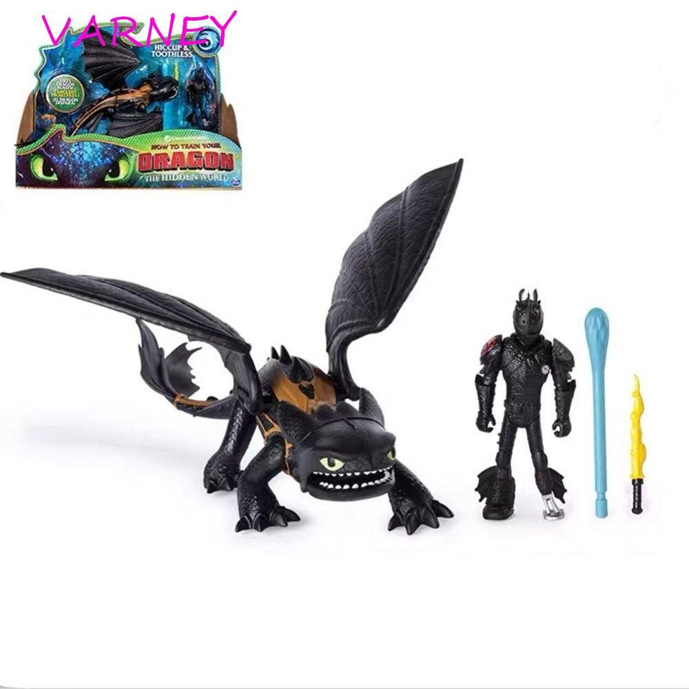 VARNEY Toothless Figura De Acción , Mundo Oculto Modelo Juguetes Furia ...