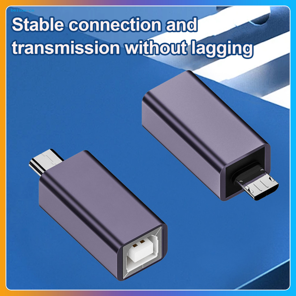 Usb-b Female to Micro Convertor Printer Usb Adapter Type-c/micro/mini ...