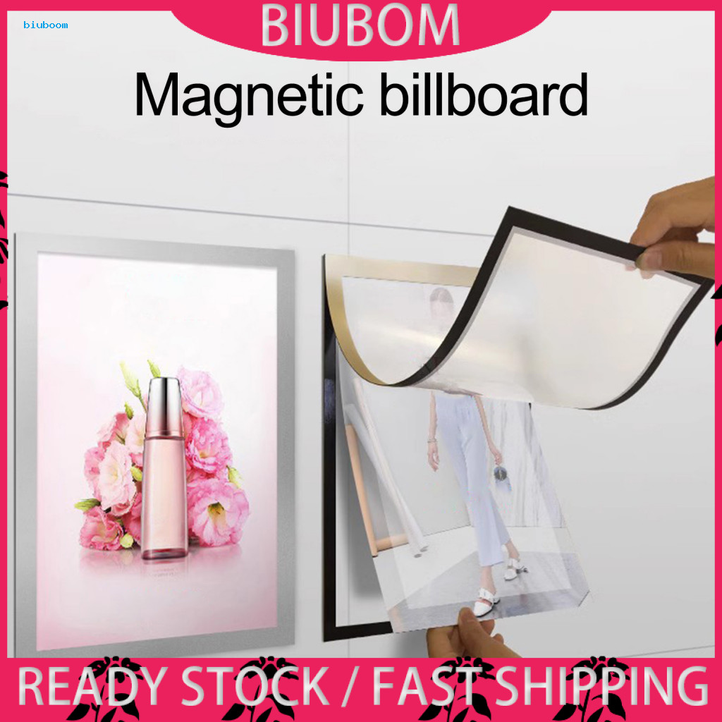 Magnetic Poster Holder Adhesive Frame Self-adhesive Picture A3/a4 Size ...
