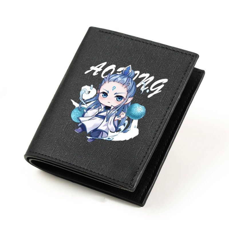 焊 壮 魔 童 降世 联名 钱包 短 款 长 鈔 丙 饼 潮 牌 ins 个性 钱 夹 学生 男女 Nezha Demon Boy ...