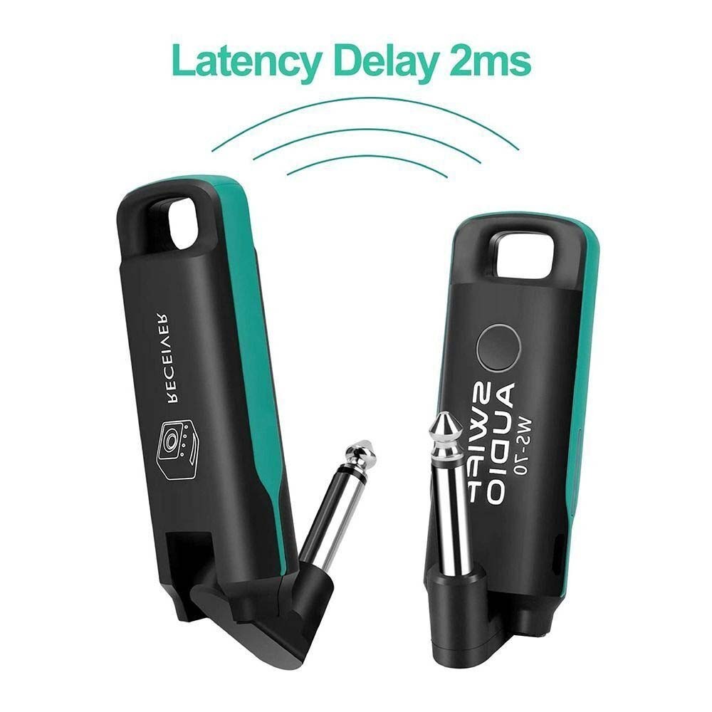 WS-70 UHF Guitar Transmitter Receiver Mini Digital Wireless System ...