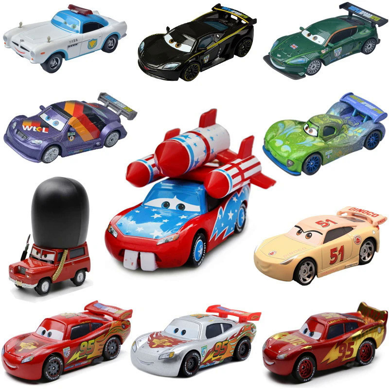 Disney Pixar Cars 2 3 Rayo Mcqueen Juguetes Cohete Hamilton Fabuloso ...